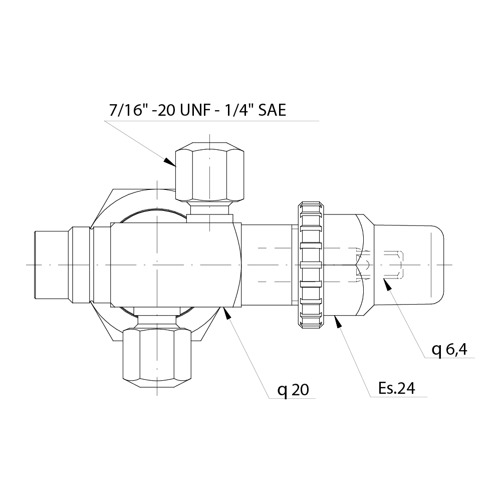 Rotalock valve 39108R - Elektronika S.A.