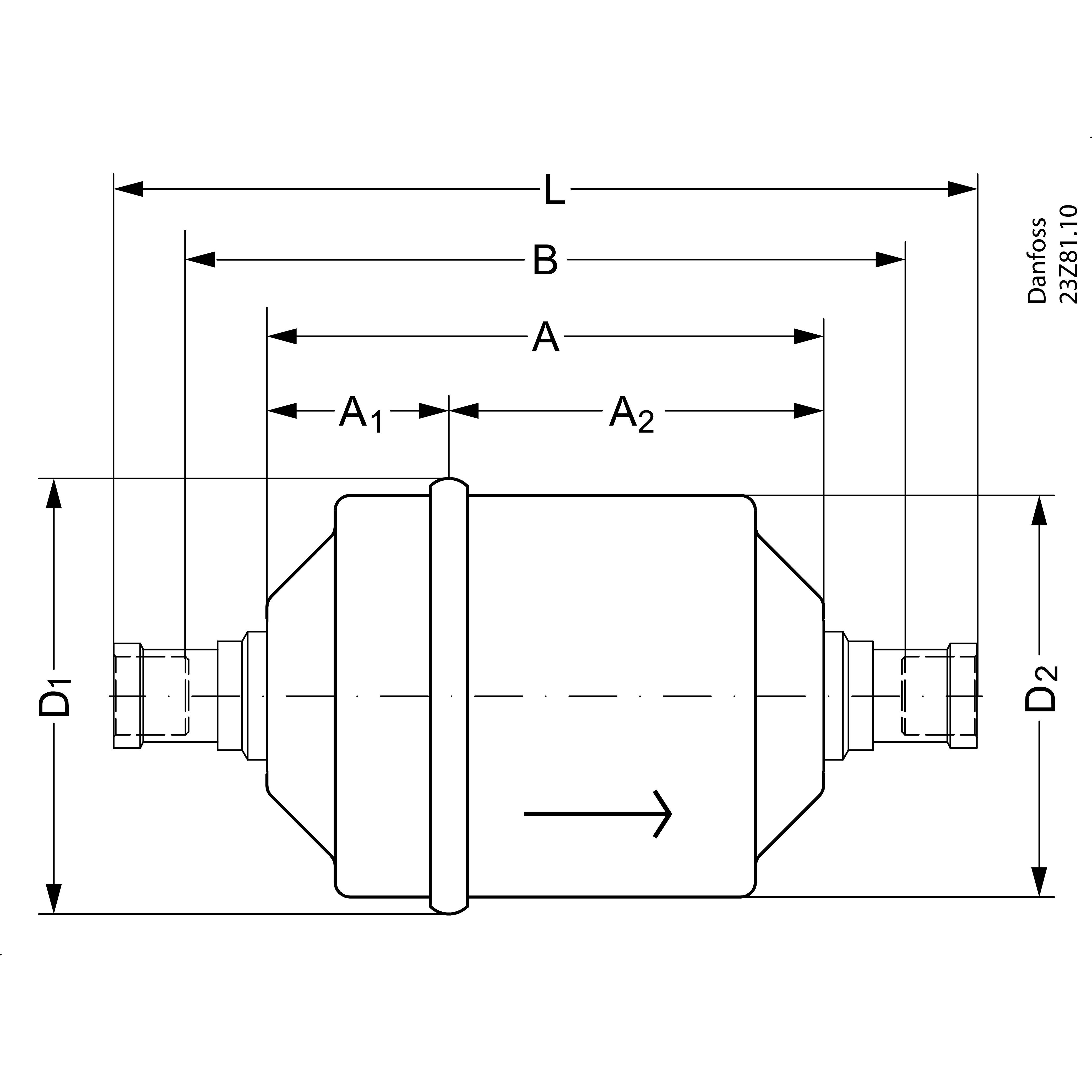 Filter drier DML 054S - Elektronika S.A.
