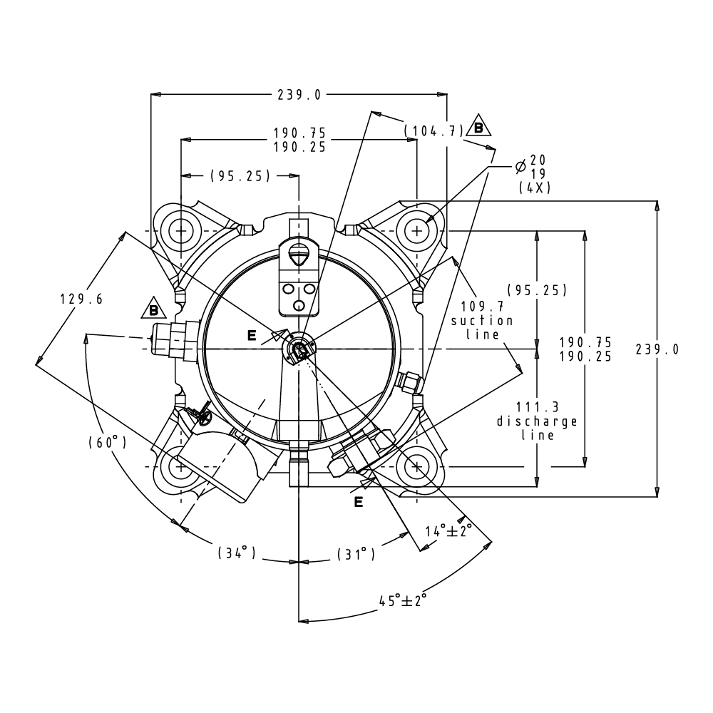 Refrigeration compressor VZH035CGM - VZH035CGDMB - Elektronika S.A.
