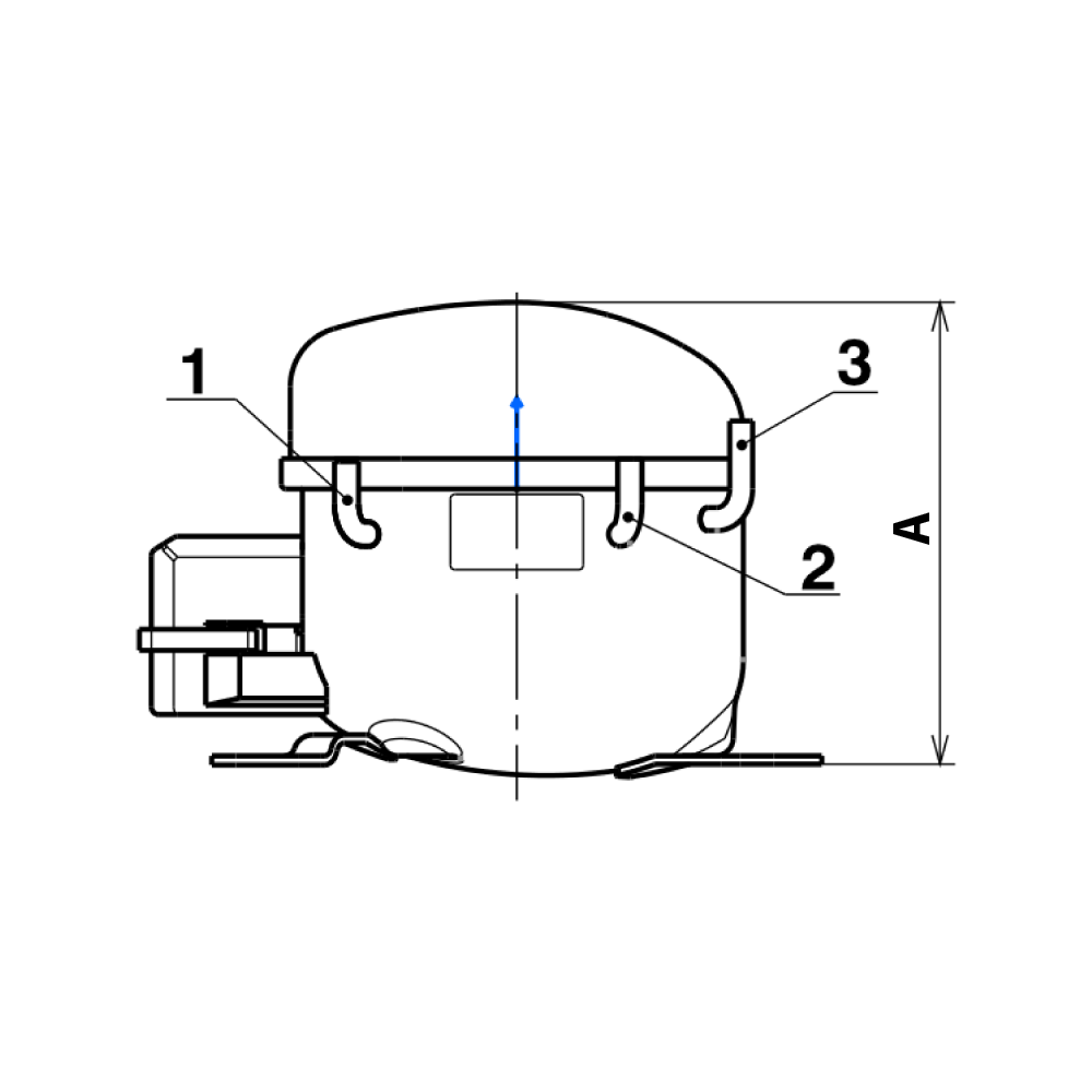 Reciprocating compressor B43H - Elektronika S.A.