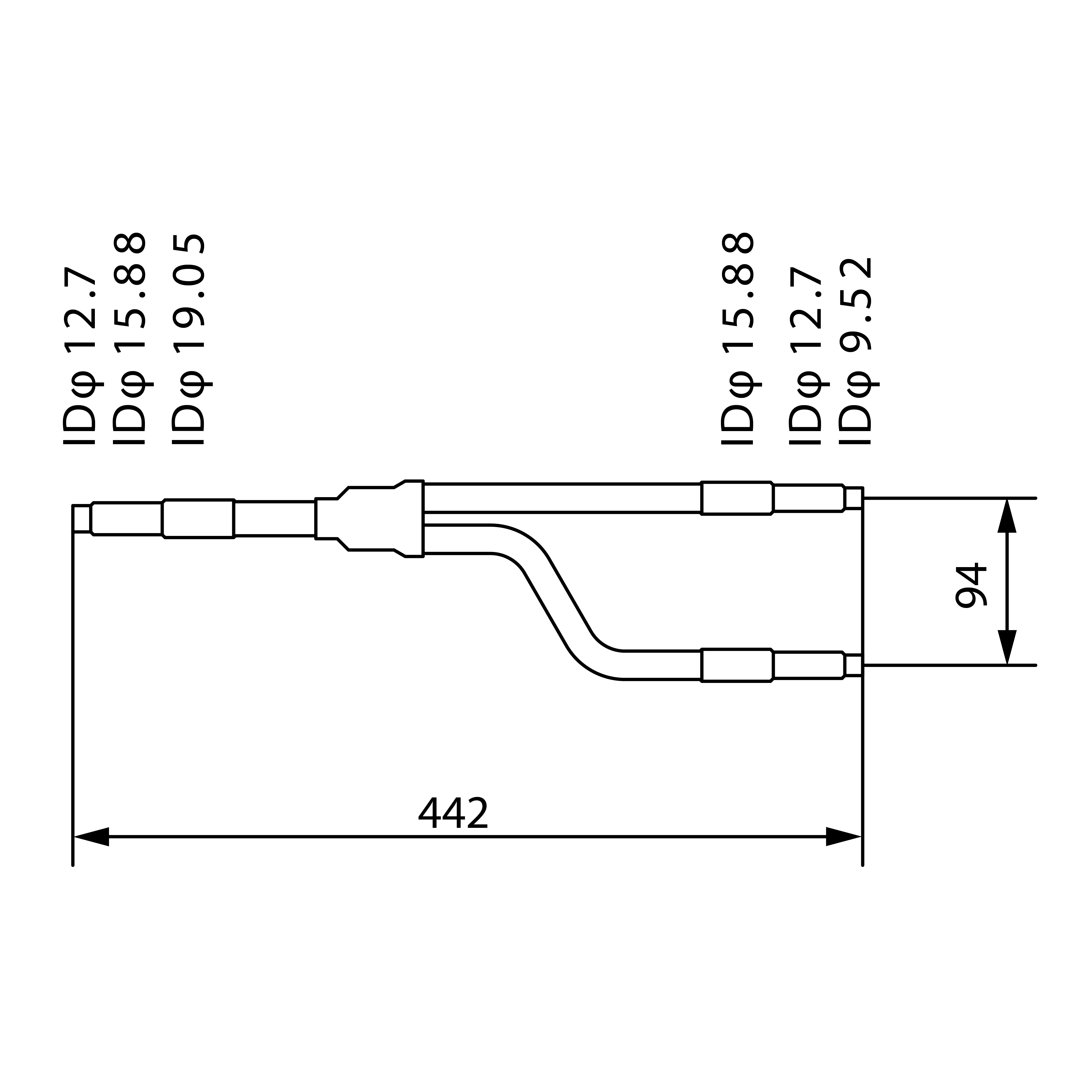 Branch pipe DIS-22-1G - Elektronika S.A.