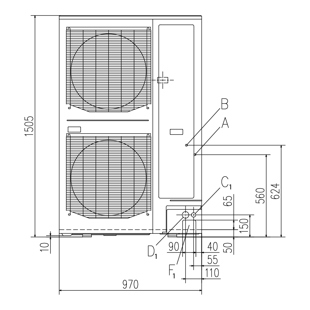 Outdoor unit FDC200VSA-W - Elektronika S.A.